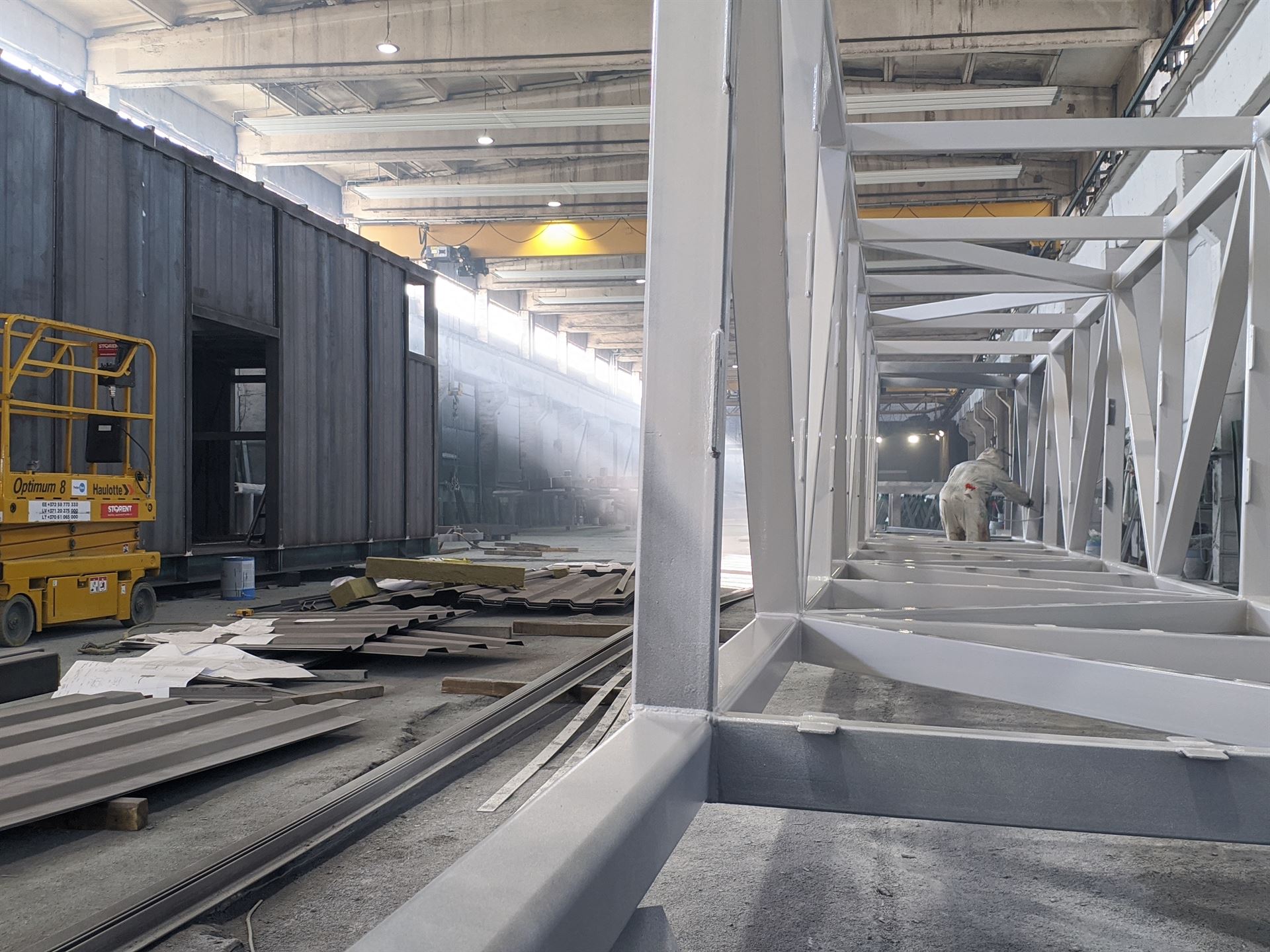 Steel structure painting - LS STEEL